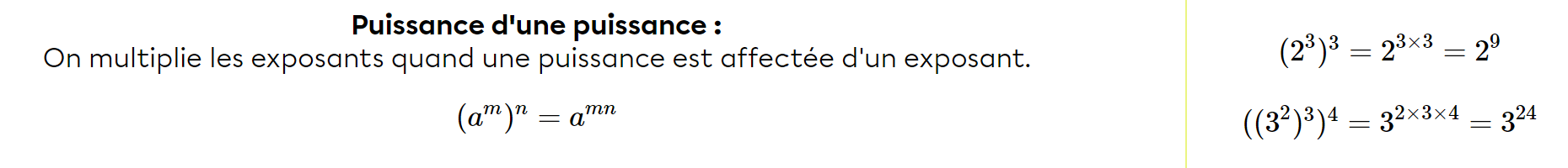 Allo, j’apprend la notation exponentielle et il y a des nu — Alloprof