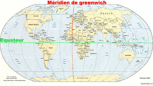 tu peut mespliquetu c` est quoi le meridien — Alloprof